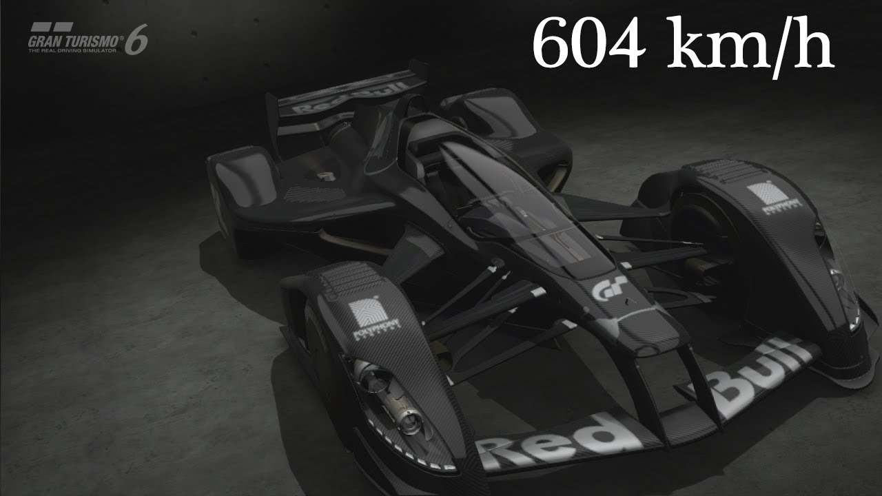 Gran Turismo 6 Red Bull X2010 Prototype - 604 km/h Top Speed - YouTube