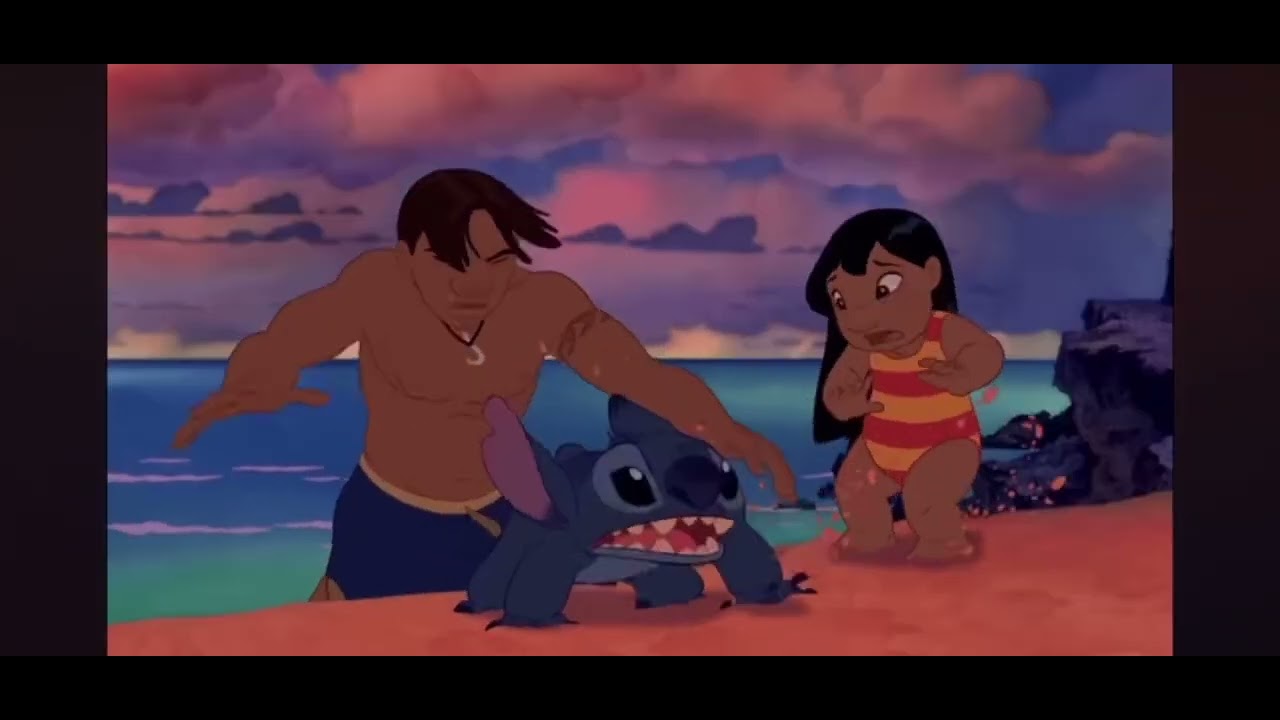 Stitch and lilo being enemies and friends - YouTube