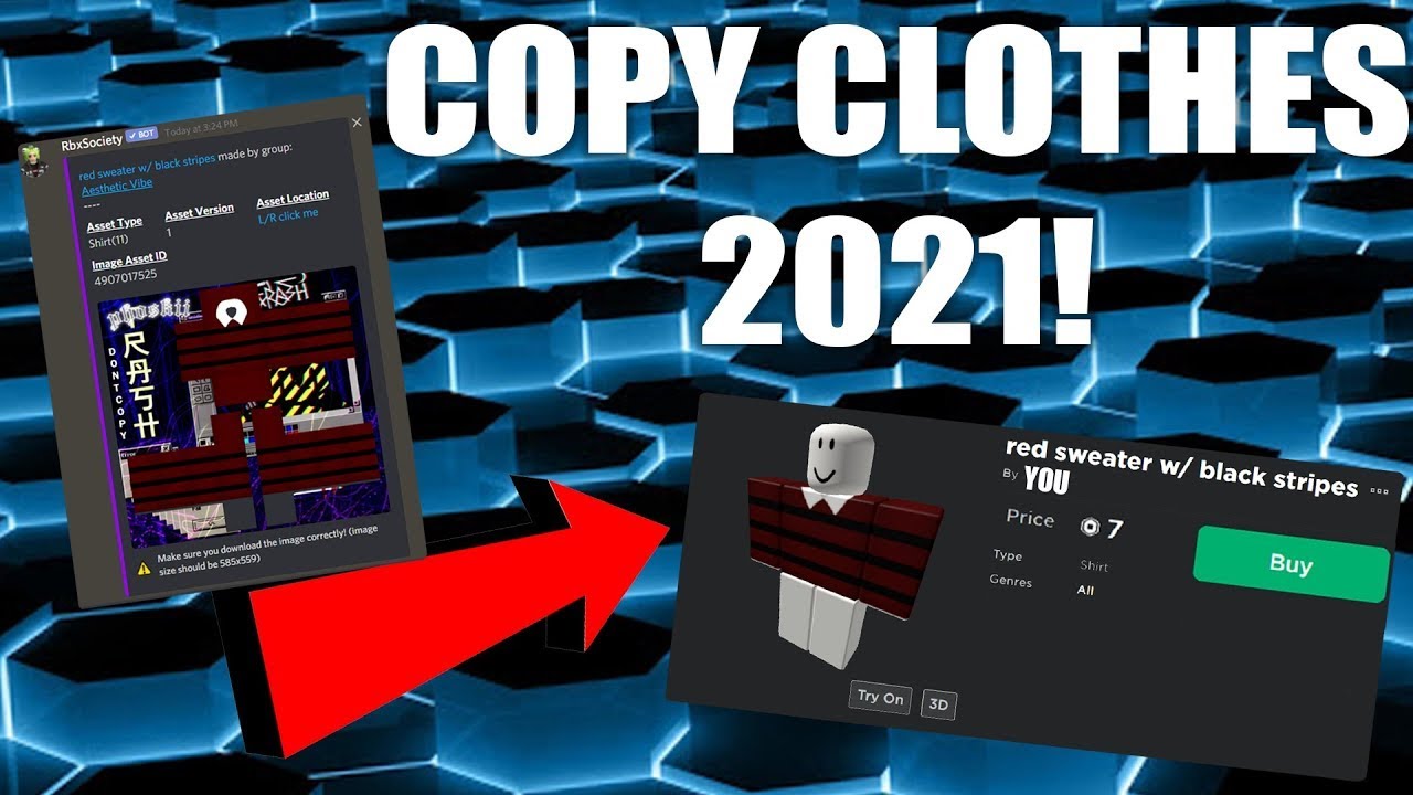 How To Copy Clothes 2021 (WORKING) - YouTube