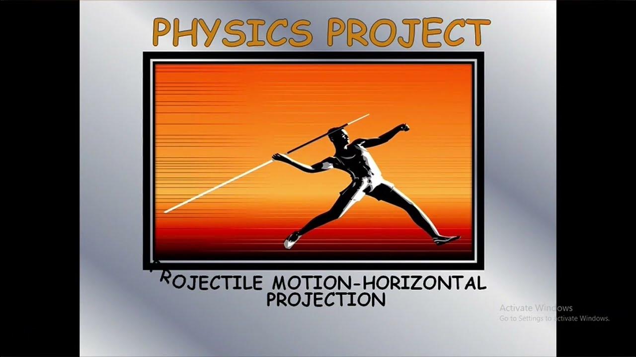 Projectile Motion Project for Class 11 | Class 11 projects | Artsy ...