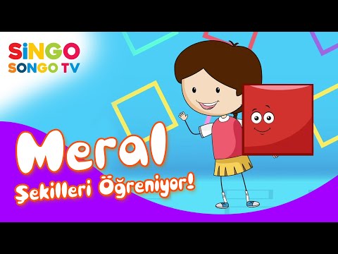 MERAL Şekilleri Öğreniyor 🟢🔶🟪 – SingoSongo TV I İsme Özel Çocuk Şarkıları 🎵