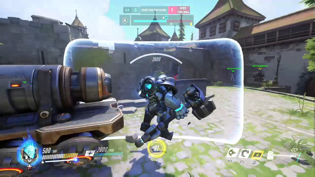 Reinhardt Charge Glitch - YouTube