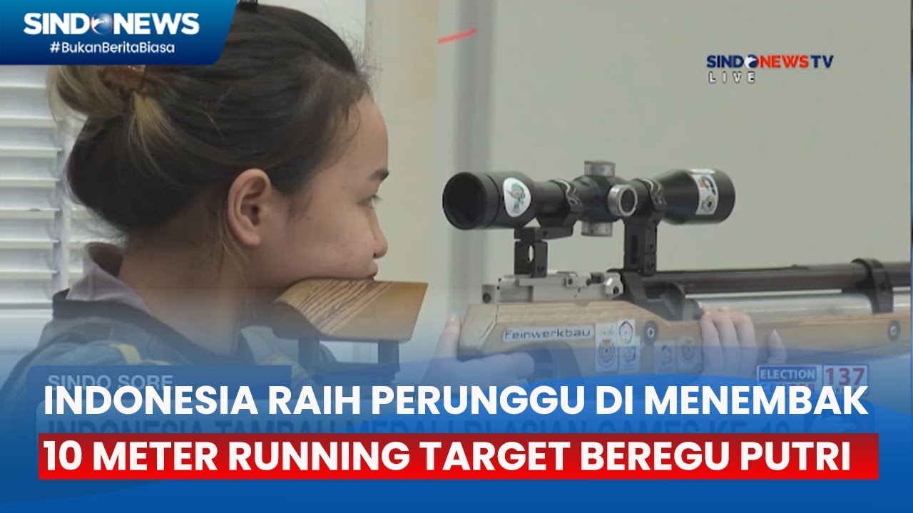 Indonesia Raih Perunggu di Menembak 10 Meter Running Target Beregu ...