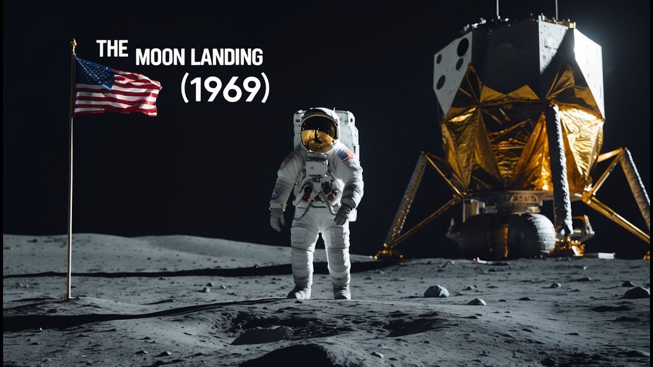 The Moon Landing (1969) #history #historyfacts #historyexplained # ...