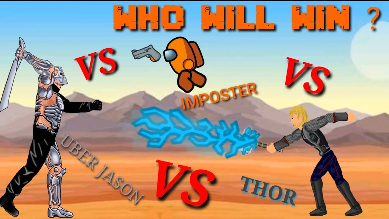 Uber Jason Vs Thor Vs Imposter | Among Us Vs Thor Vs Uber Jason | Jason ...