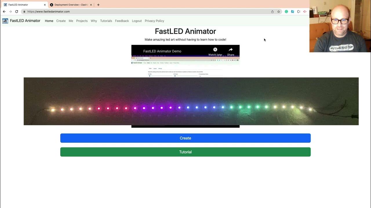 FastLED Animator Rainbow - YouTube