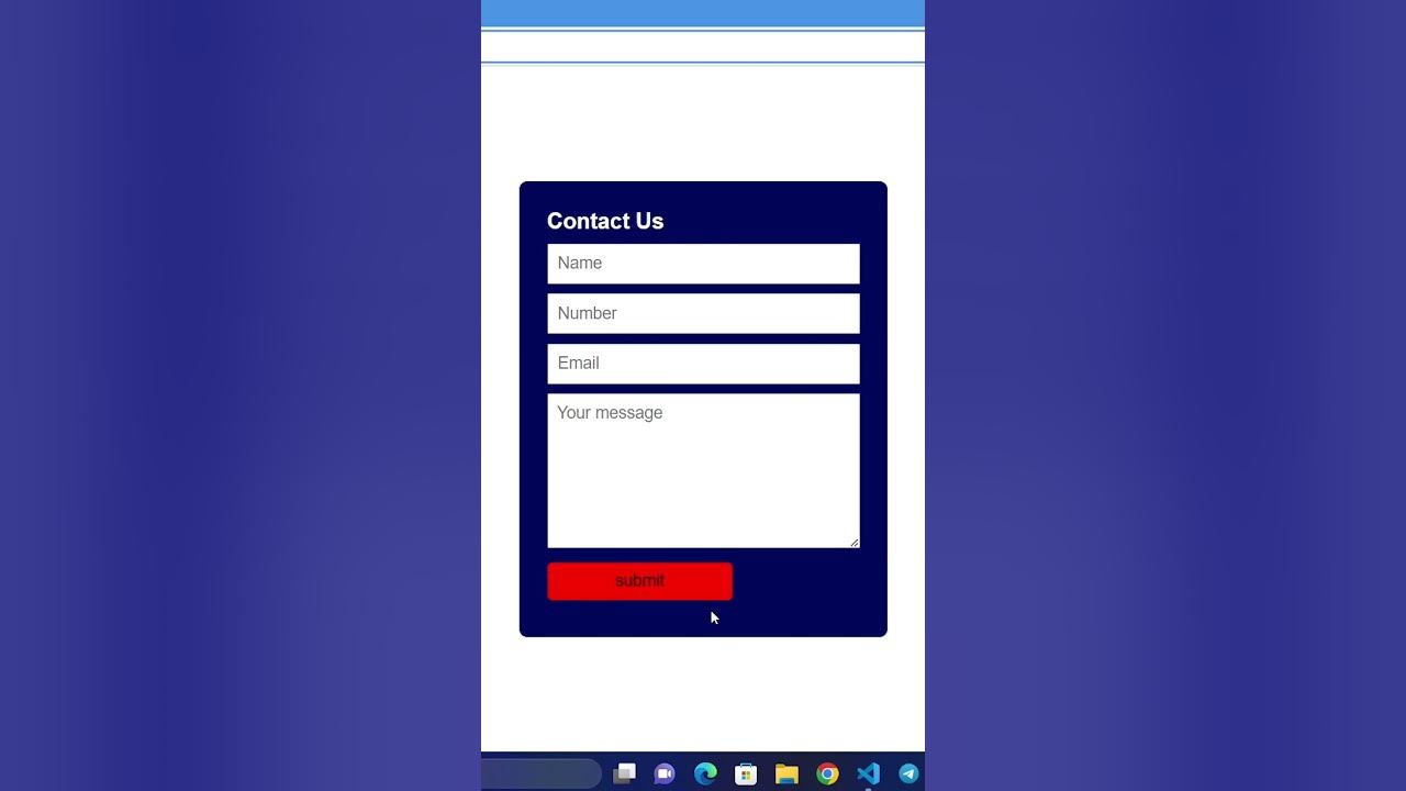 Create Signup Form Using Html And Css Webdevelopment Shorts Loginpage Css Coding Webdesign