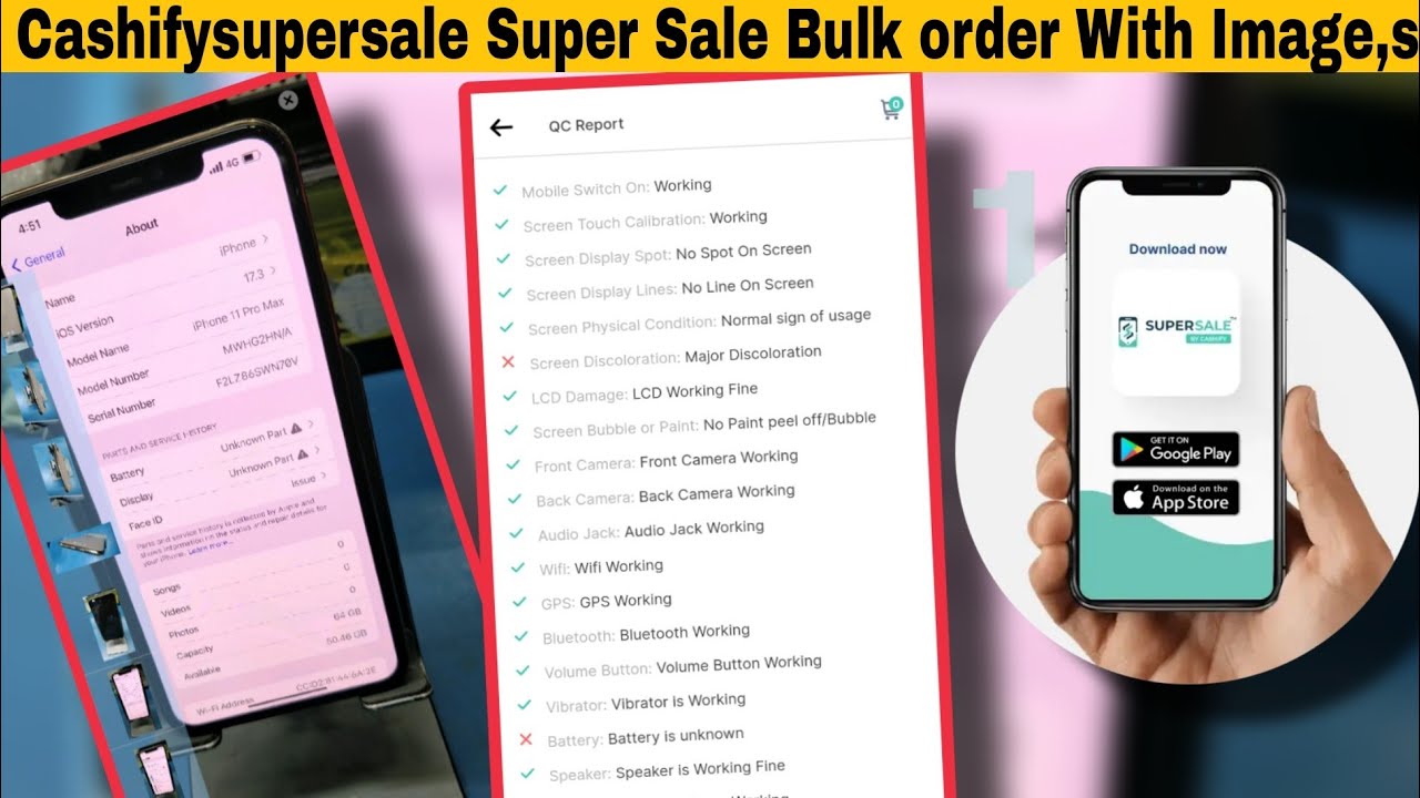 Unboxing Refurbished iPhone 14 Pro,Grade,C-, Cashifysupersale, All Bulk ...