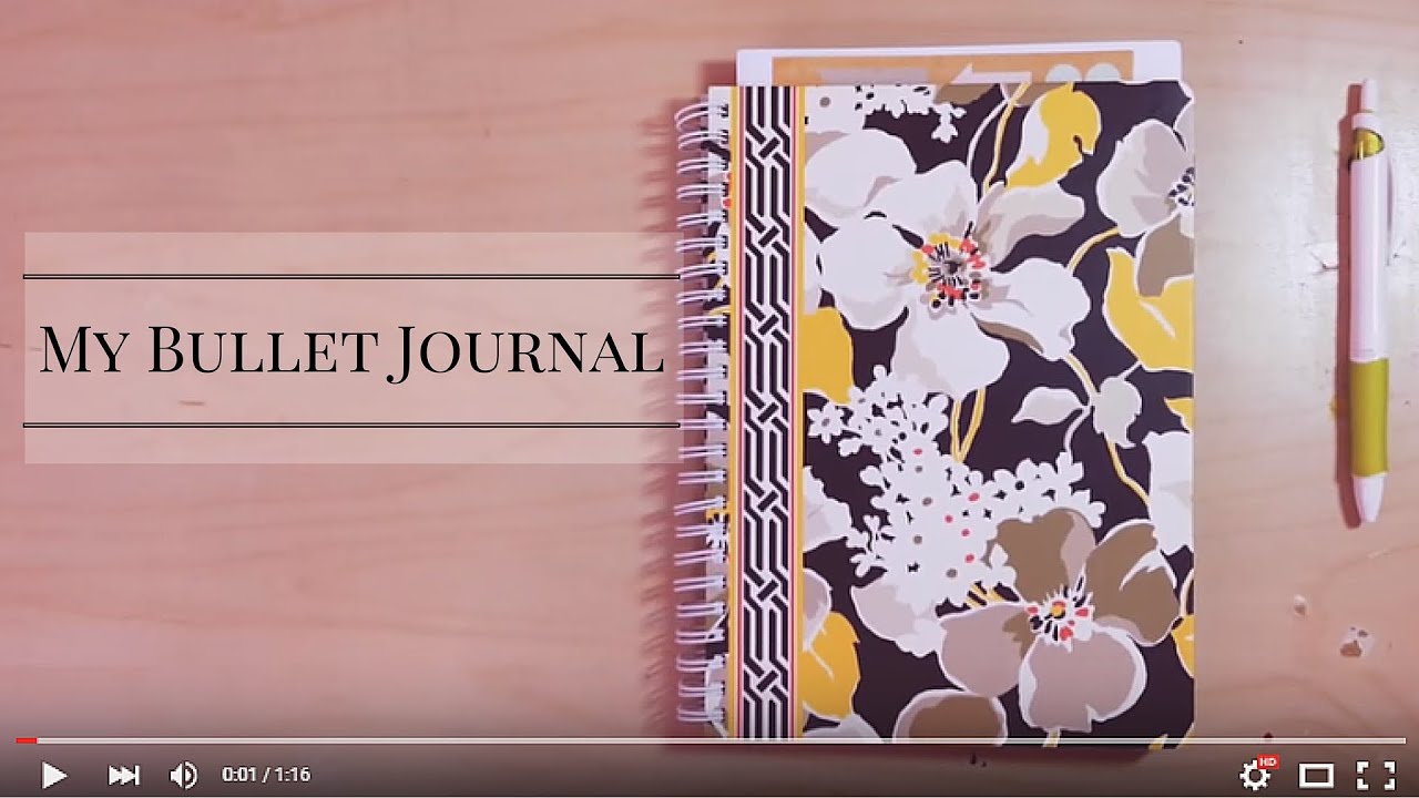 My Bullet Journal - YouTube