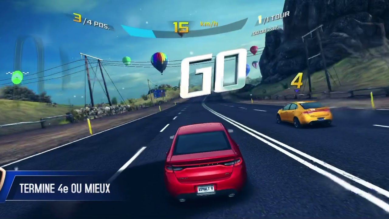 Asphalt 8 first multiplayer race - YouTube