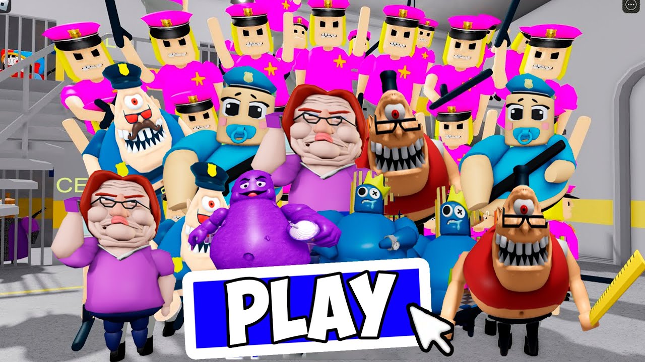 Escape from OBBY FAMILY BARRY FULL GAME Walkthrough (#Obby) - YouTube