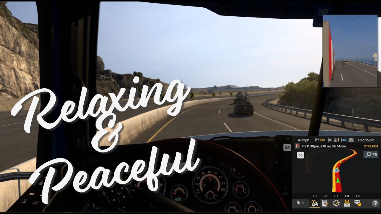 Peaceful Drive in American Truck Simulator - YouTube