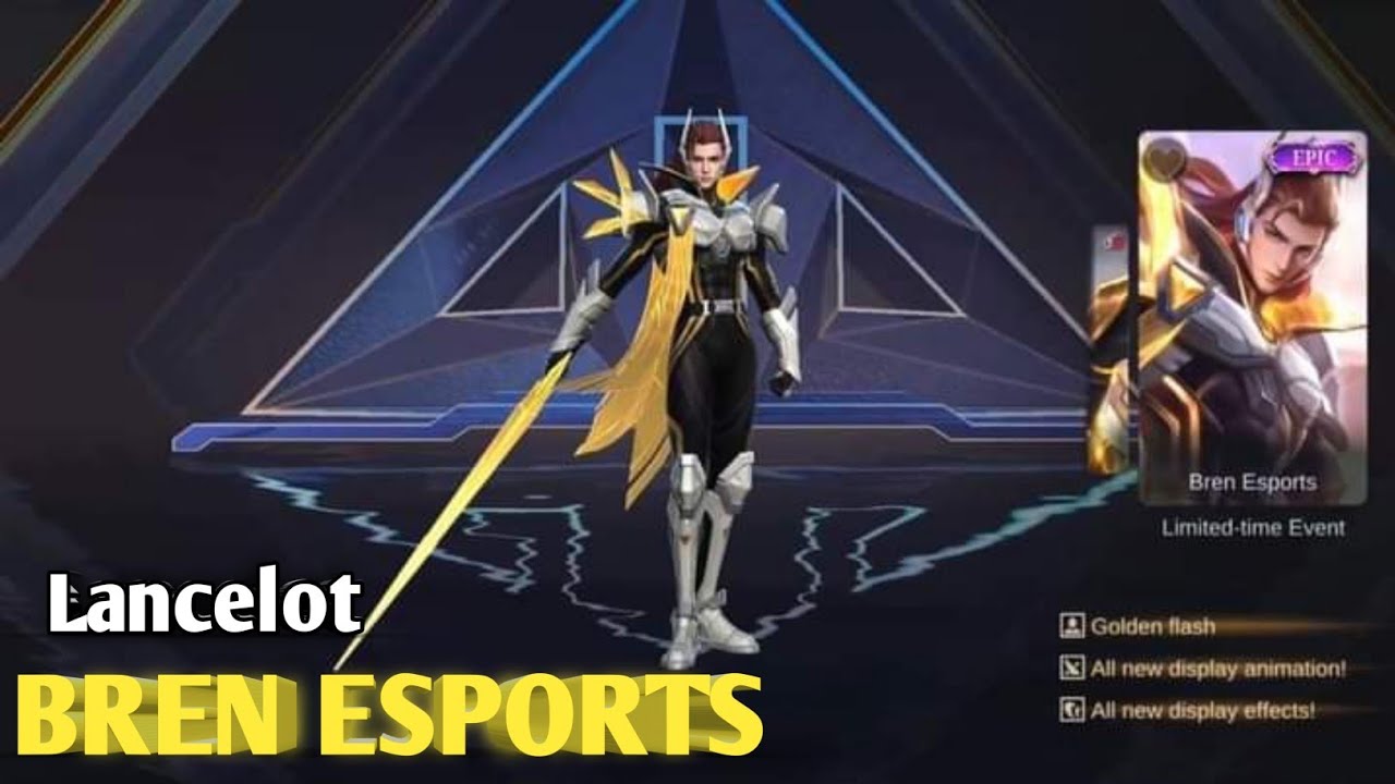 BREN Esports Lancelot Skin Spotlight - Mobile Legends: Bang Bang - YouTube