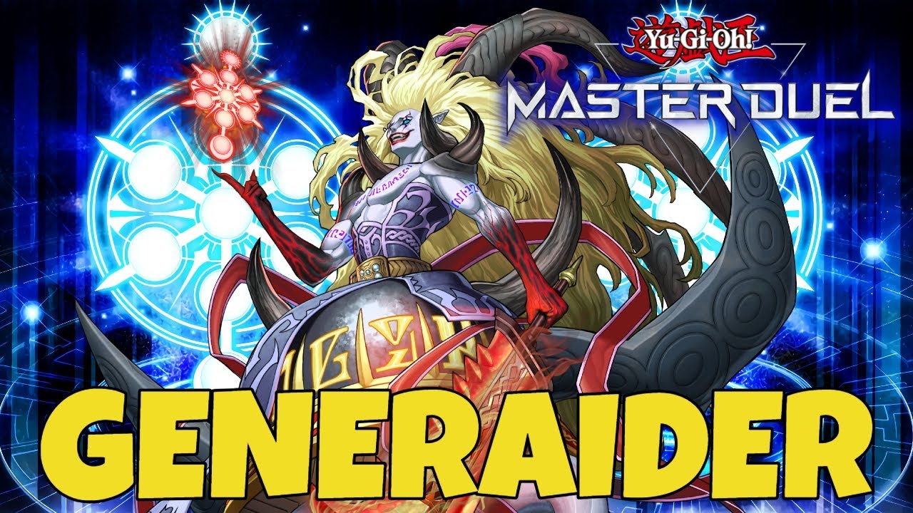 PLAYING GENERAIDER DECK FOR THE FIRST TIME Yu-Gi-Oh! Master Duel - YouTube