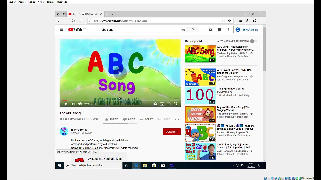 ABC Song Has BSOD - YouTube