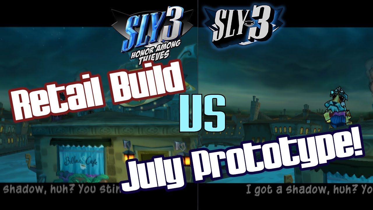 Glitches in the wrong build - Sly 3 July prototype Octavio Snap comparison - YouTube