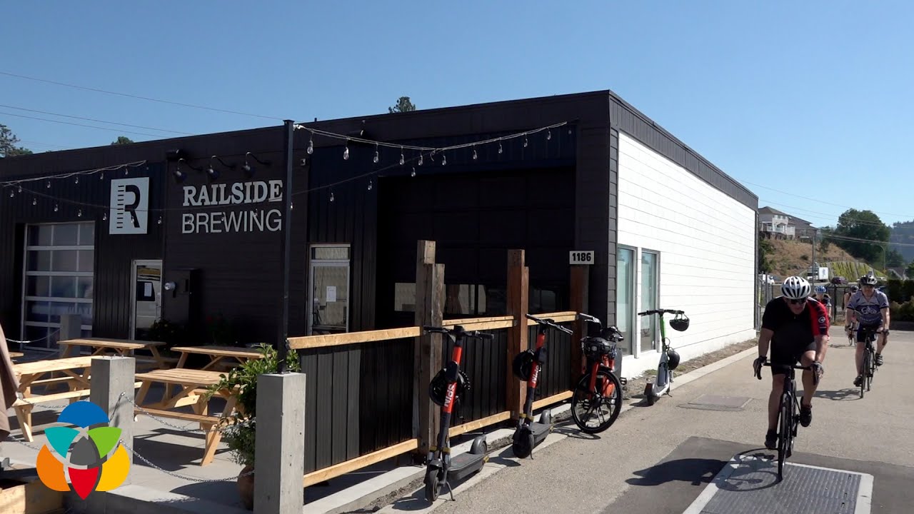 New brewery opens up alongside the Rail Trail - YouTube