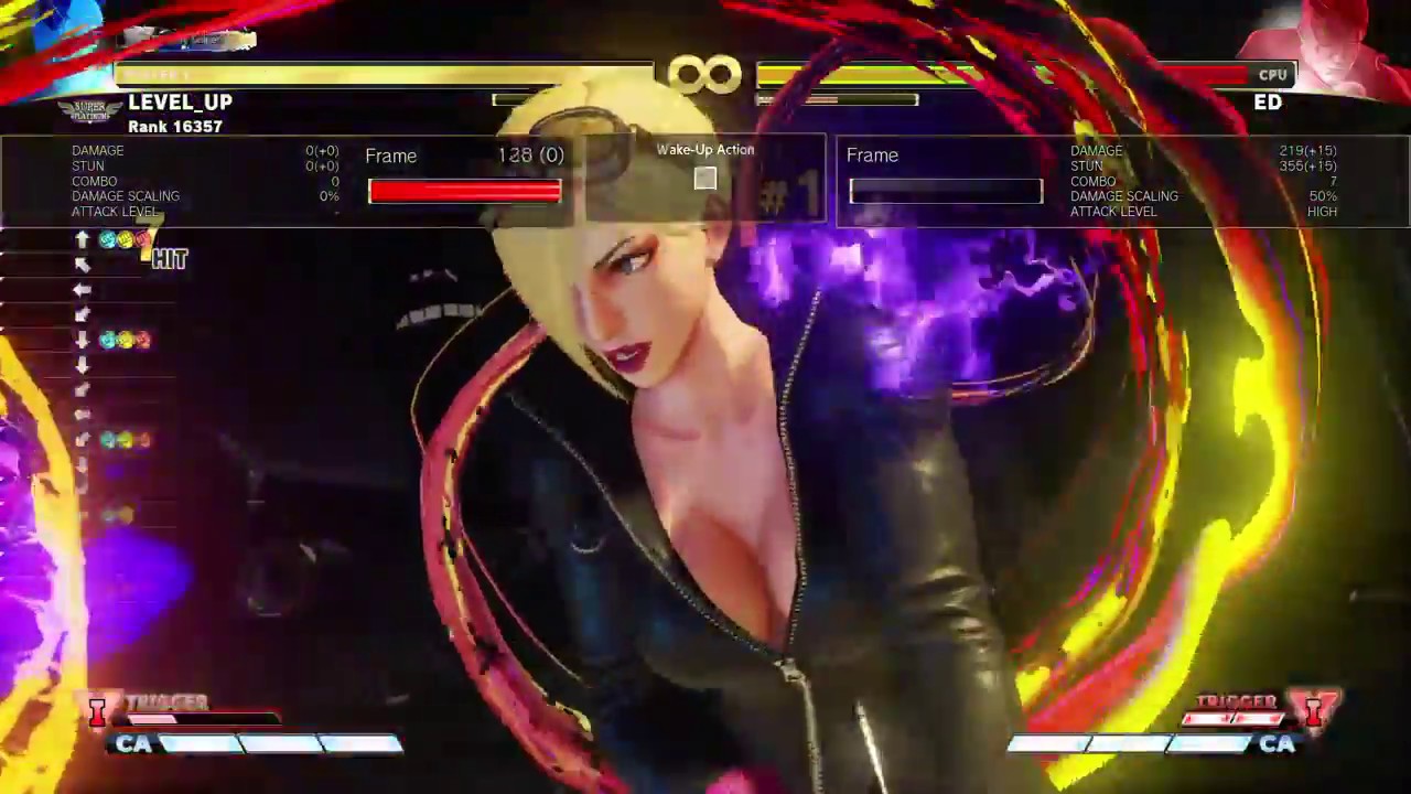 SFVAE S3.5 - Falke - Ed EX Psycho Upper bait on wake with nuetral jump whiff combo - YouTube