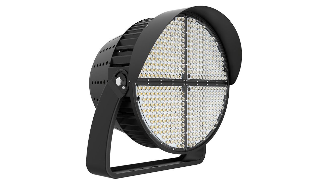 TPL-J Series Round LED Stadium Light, 500W~1800W - YouTube
