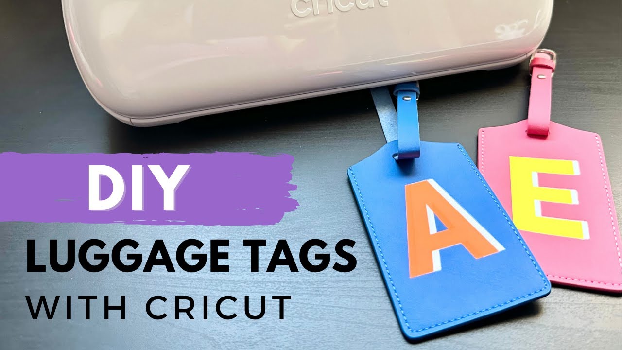 Craft Custom Luggage Tags Easily with Cricut - Get Inspired - YouTube
