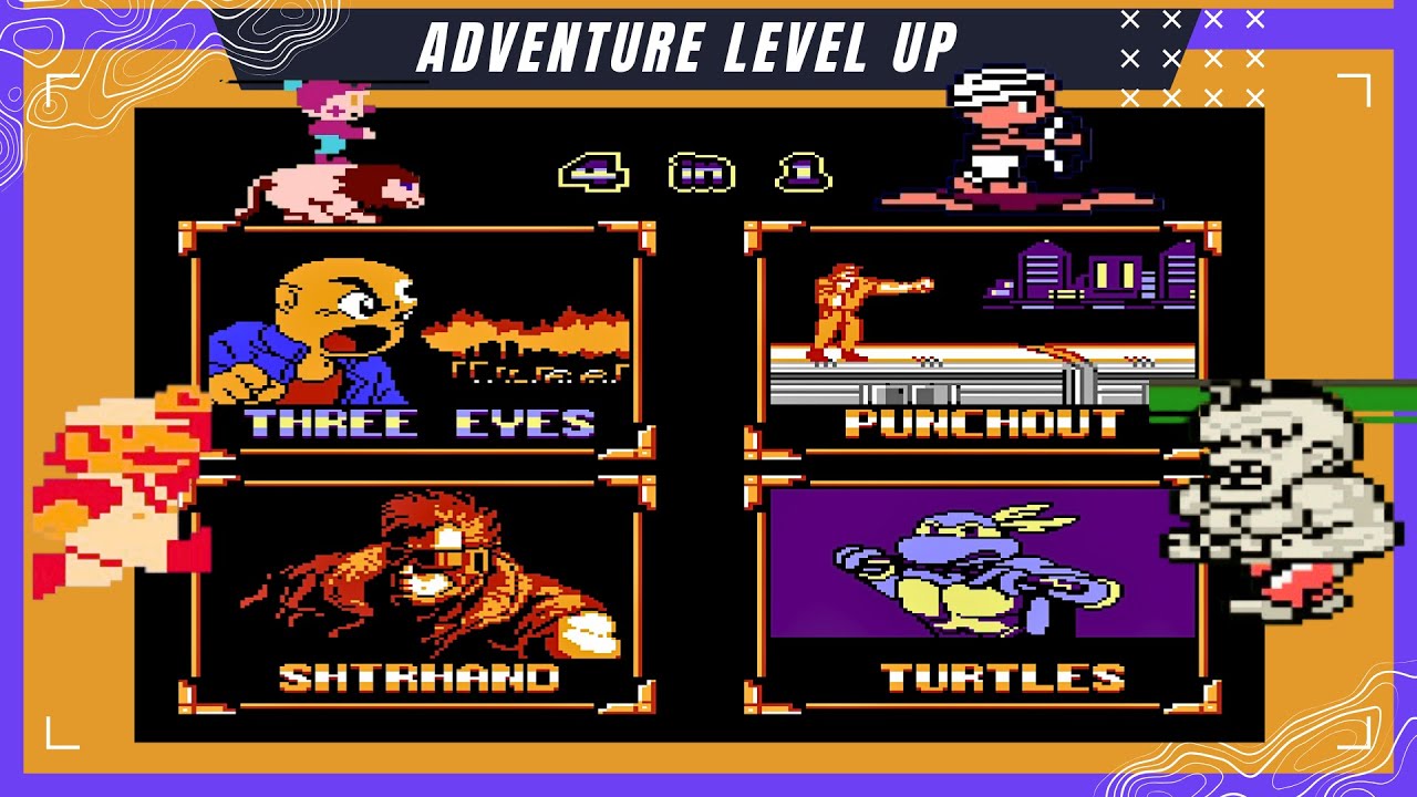 NES 4 in 1 Next Level : All Games Full Playthrough! - YouTube