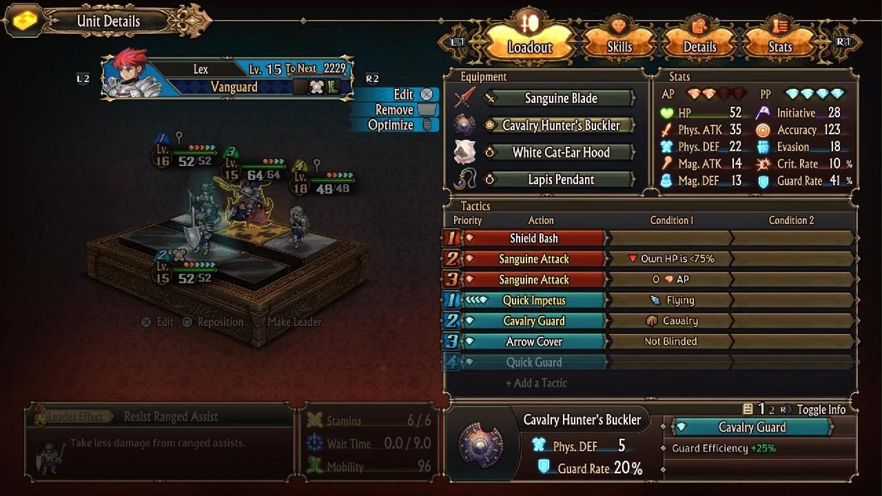 Unicorn Overlord 035a - 25 minutes of menu sorting - YouTube