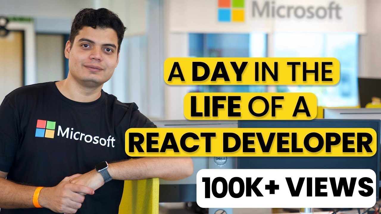 How does a REAL day look in a REACT developer's Life? | Tanay Pratap Hindi - YouTube