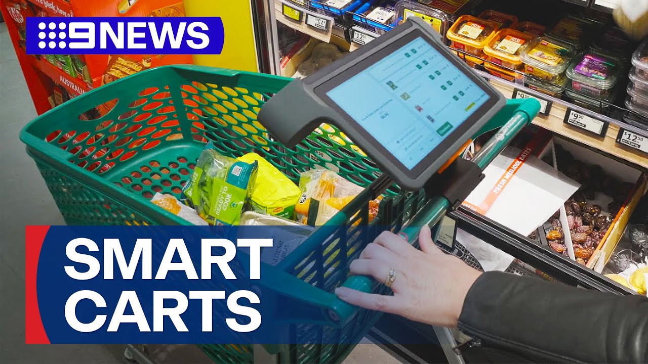 New smart cart trial could see supermarket check outs phased out | 9 ...