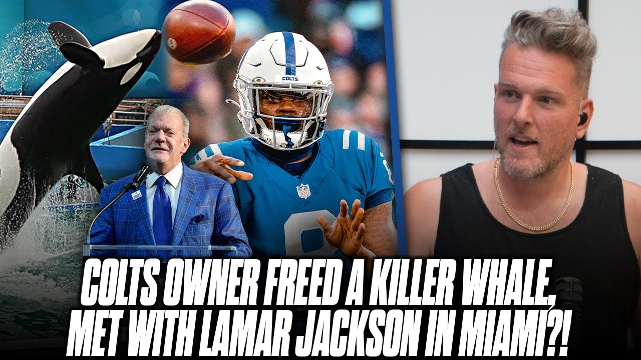 Colts Owner Goes To Miami, Saves Killer Whale & Possibly Met With Lamar ...