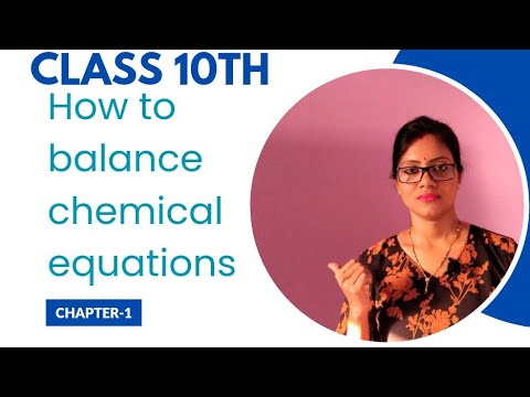 How to balance chemical equations | Class 10th science |Chapter 1 ...