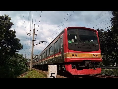 KRL JR 205 - 146 Marchen Face || KRL Commuter Line Tujuan Akhir Stasiun ...