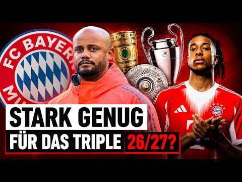 Kann Kompany mit diesem Bayern-Kader das Triple holen? | 2026/27