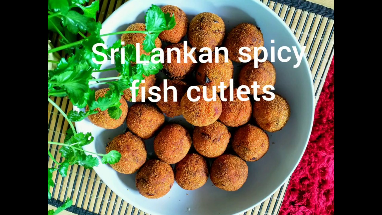 Sri Lankan spicy fish cutlets - YouTube
