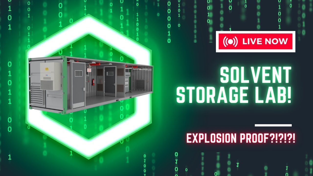 EXPLOSION PROOF SOLVENT STORAGE ROOM?!?! - YouTube