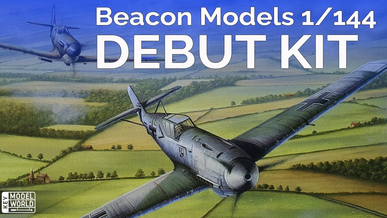 AMW150: Beacon Spitfire and BF 109 1/144 scale kit - YouTube