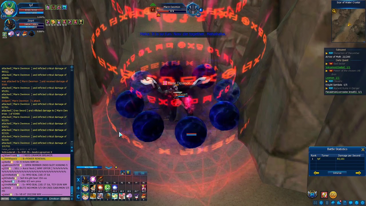 Omegamon Zwart DPS (After F1 ASB Removal) - YouTube