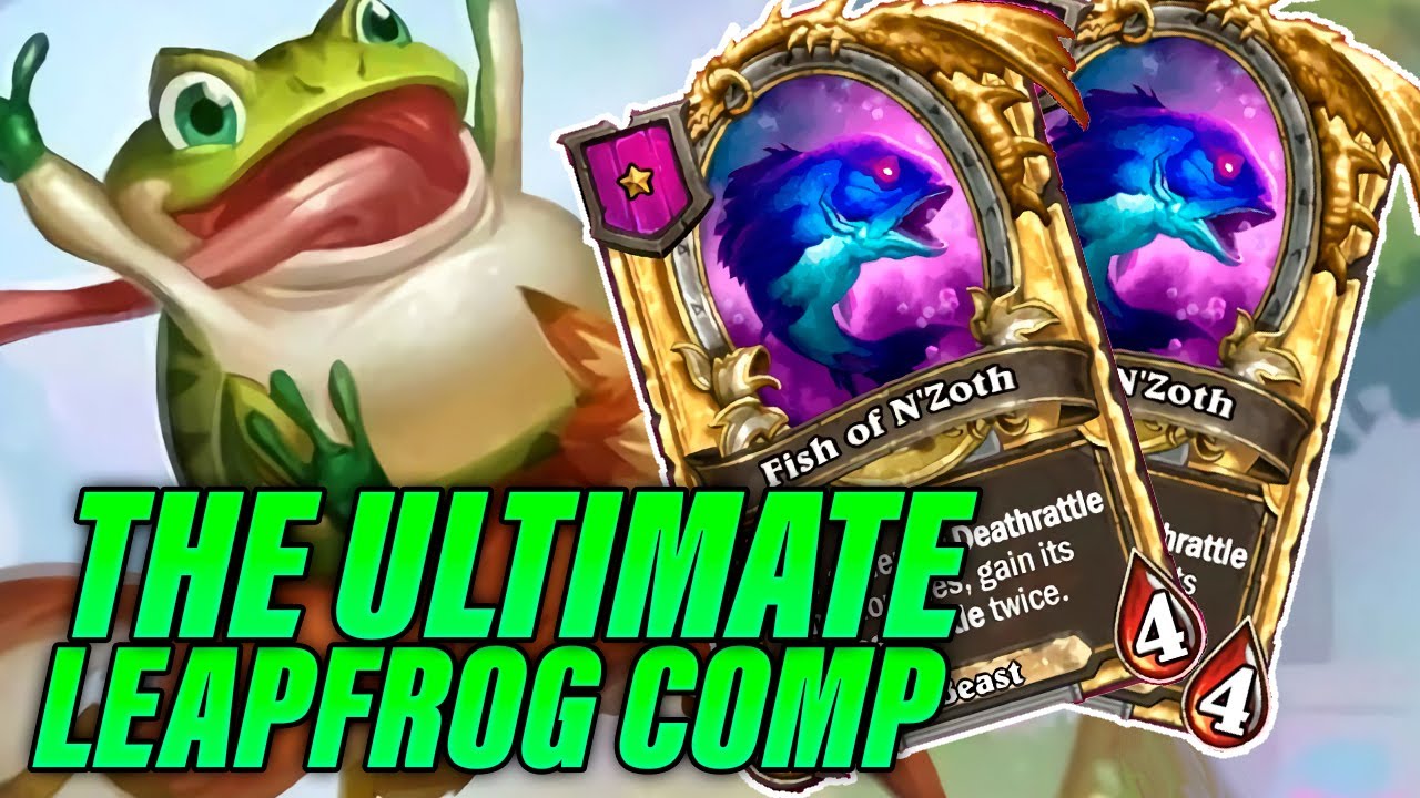 The Ultimate Leapfrogger Comp Ft. 2 Golden Fish | Dogdog Hearthstone ...