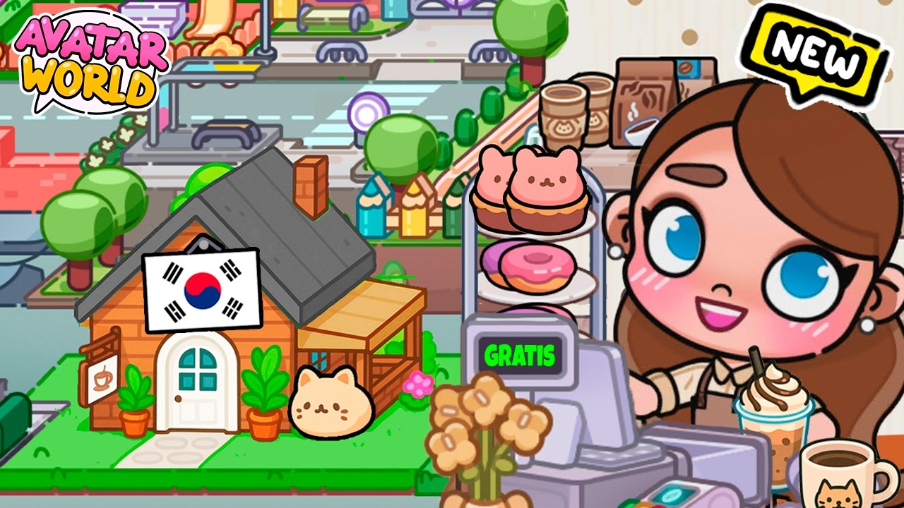 El NUEVO CAFE KOREANO 🫰 en Avatar World | Sol Games - YouTube