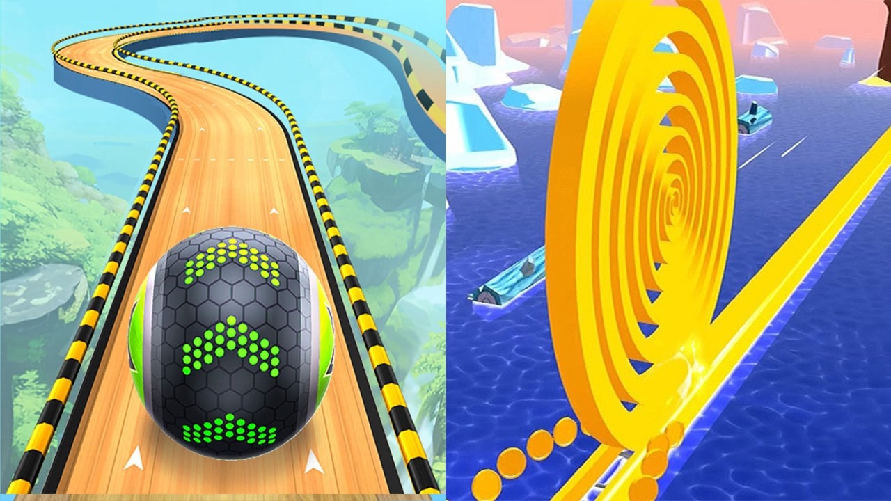 Going Balls VS Spiral Roll - SpeedRun Android iOS #6 - YouTube