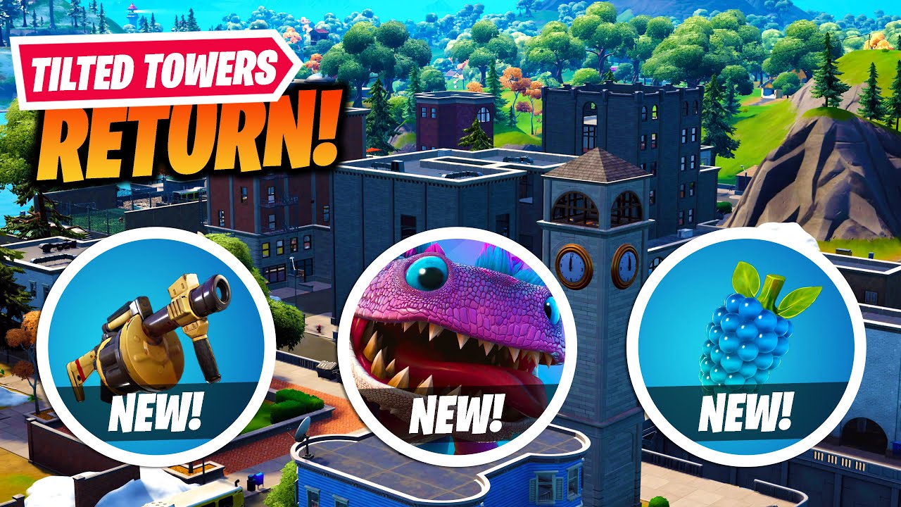 Tilted Towers Return!! | Fortnite Chapter 3 - YouTube