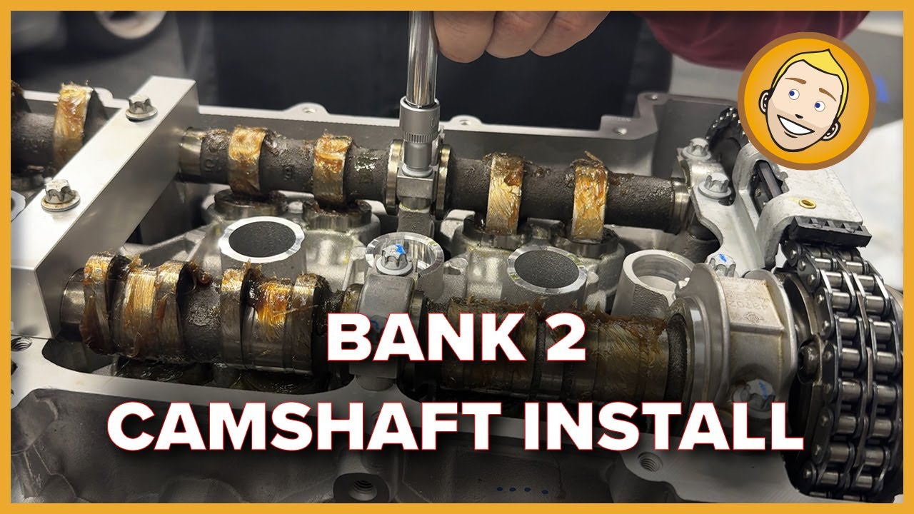 Porsche 911 Engine Assembly Guide Part 23 - Bank 2 Camshaft Installation - YouTube