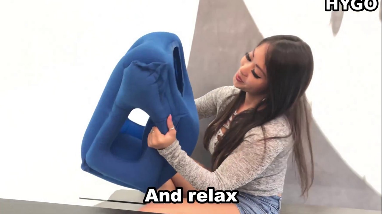 Super Comfortable Pillow Lets You Fall Asleep Anywhere - YouTube