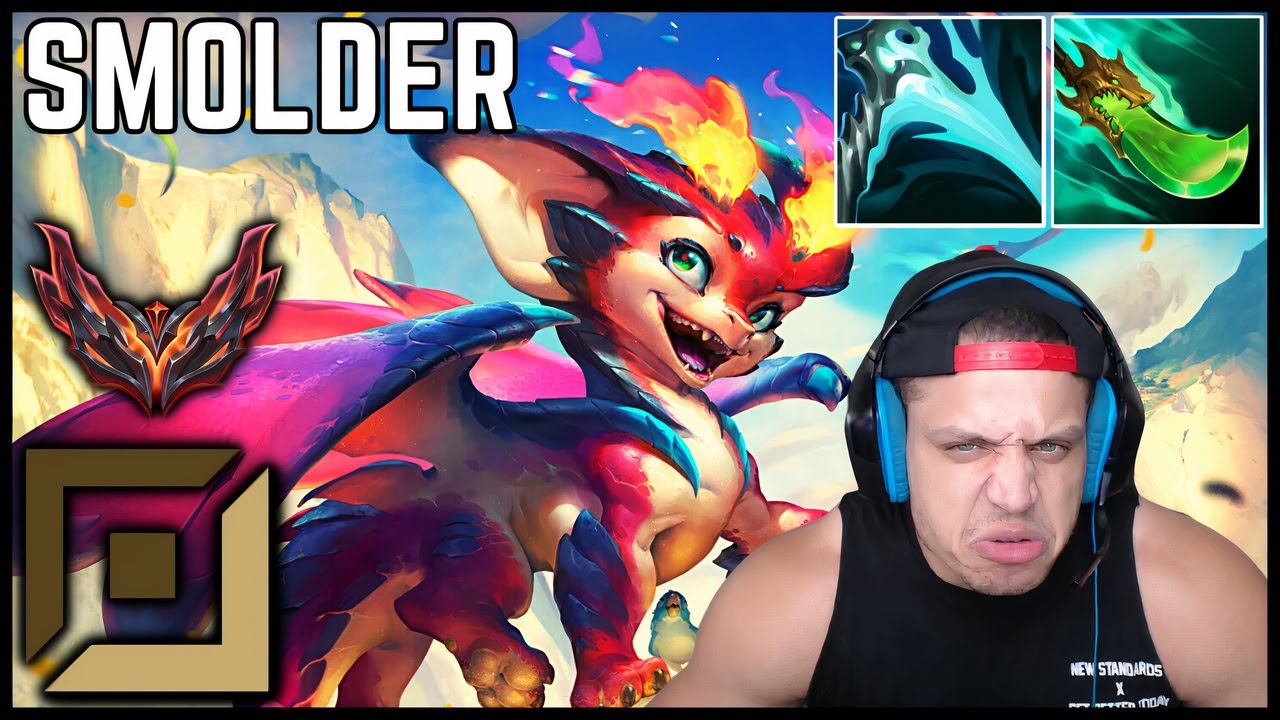 🦁 Tyler1 CAN SMOLDER GET ME BACK TO CHALLENGER? | Smolder ADC Full ...