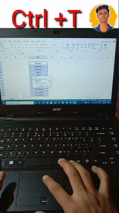 Quickest way to convert data rangeto table in Microsoft Excel? - YouTube