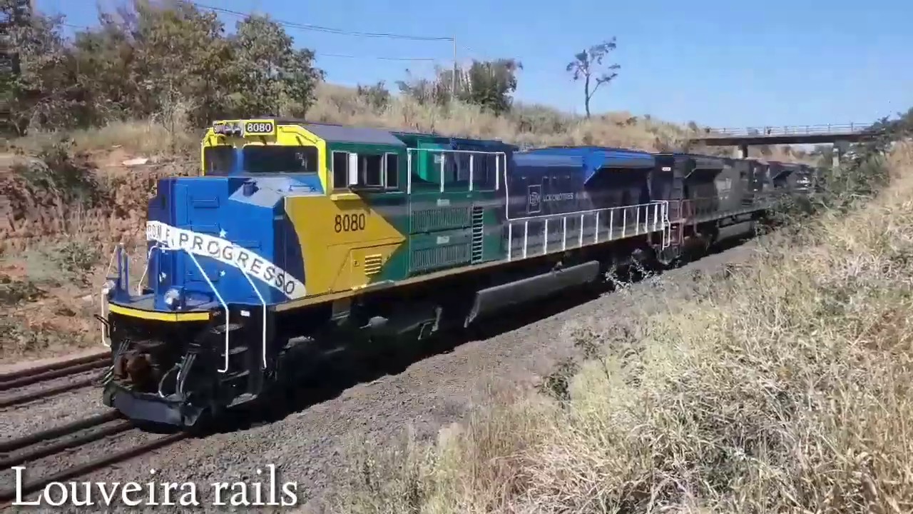 SD 80 #8080 em Viracopos carregado com fertilizantes - YouTube