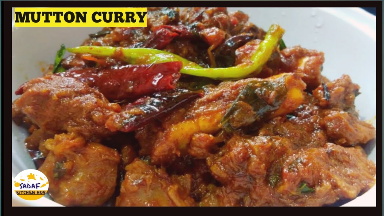 Mutton Curry In Pressure Cooker | Easy Mutton Gravy Recipe | Mutton ...