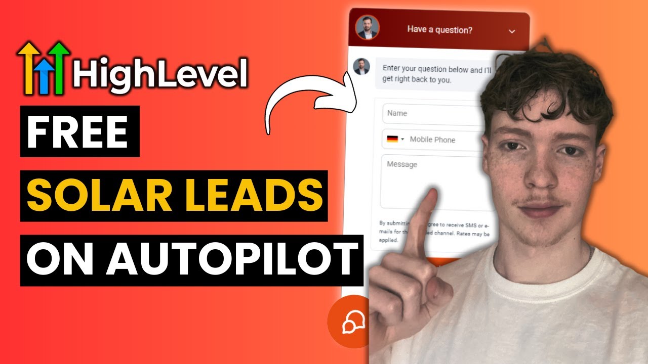 Get Free Solar Leads on Autopilot with Highlevel AI & Chatbot - YouTube