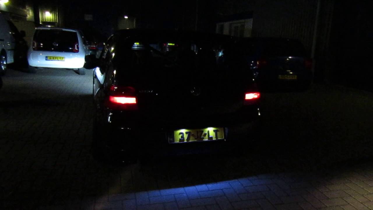 Backfire volkswagen golf 4 R32 - YouTube
