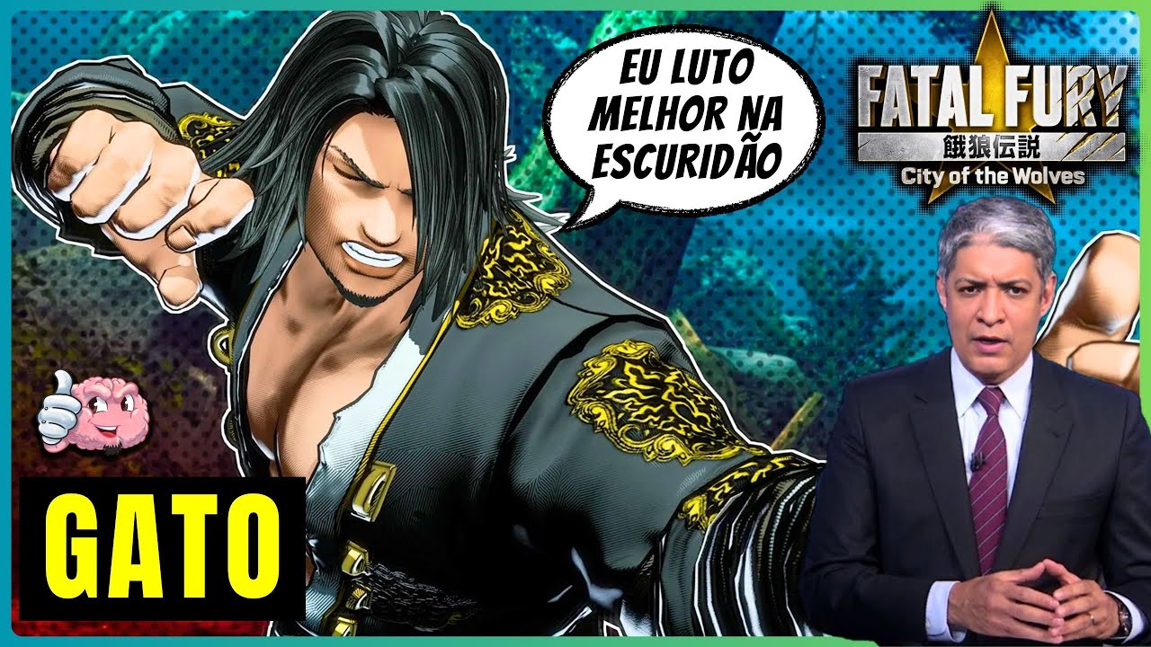 URGENTE! SNK revela GATO "A Vingança Cega" em Fatal Fury Cotw - YouTube