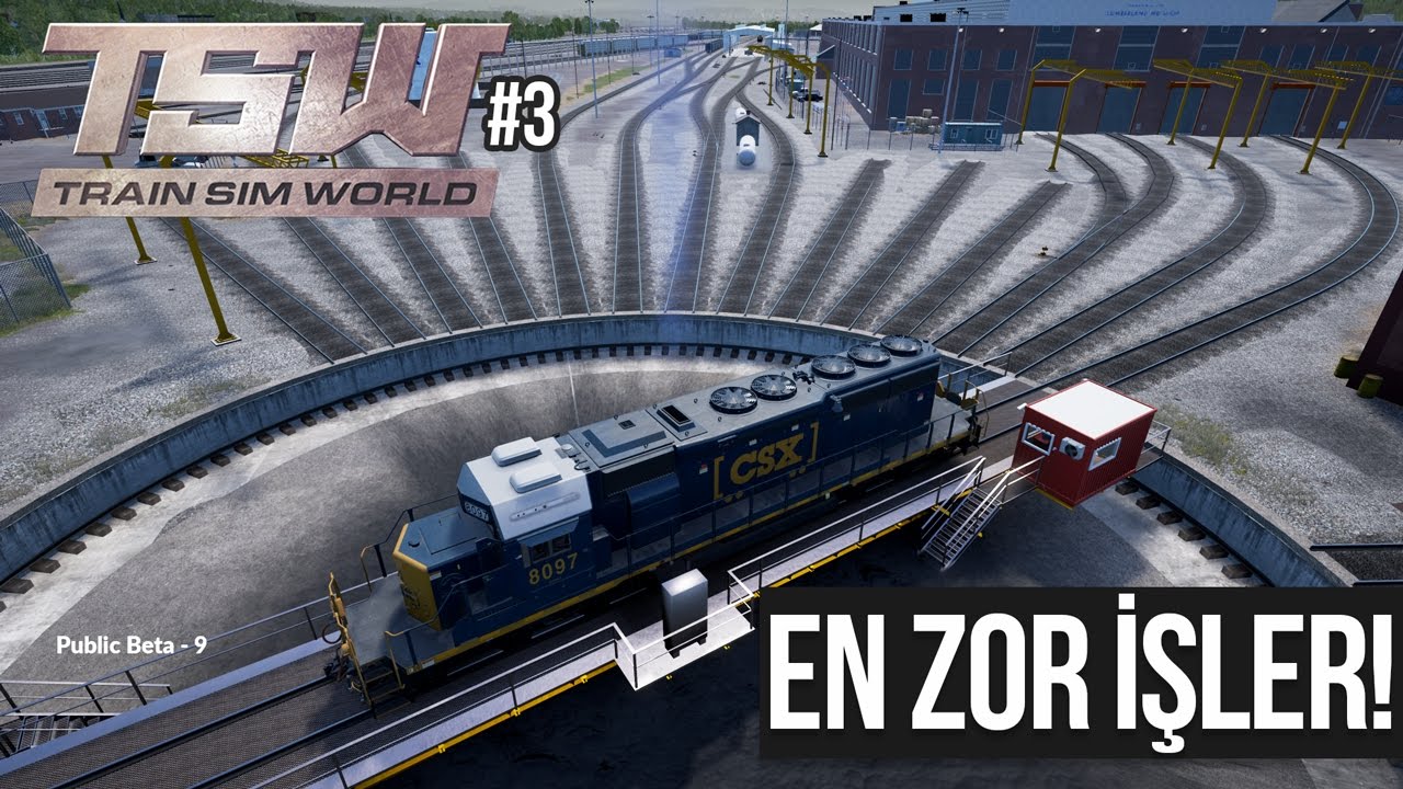 Train Simulator World (Beta) - Lokomotif Döndürme, Ray Değiştirme ...